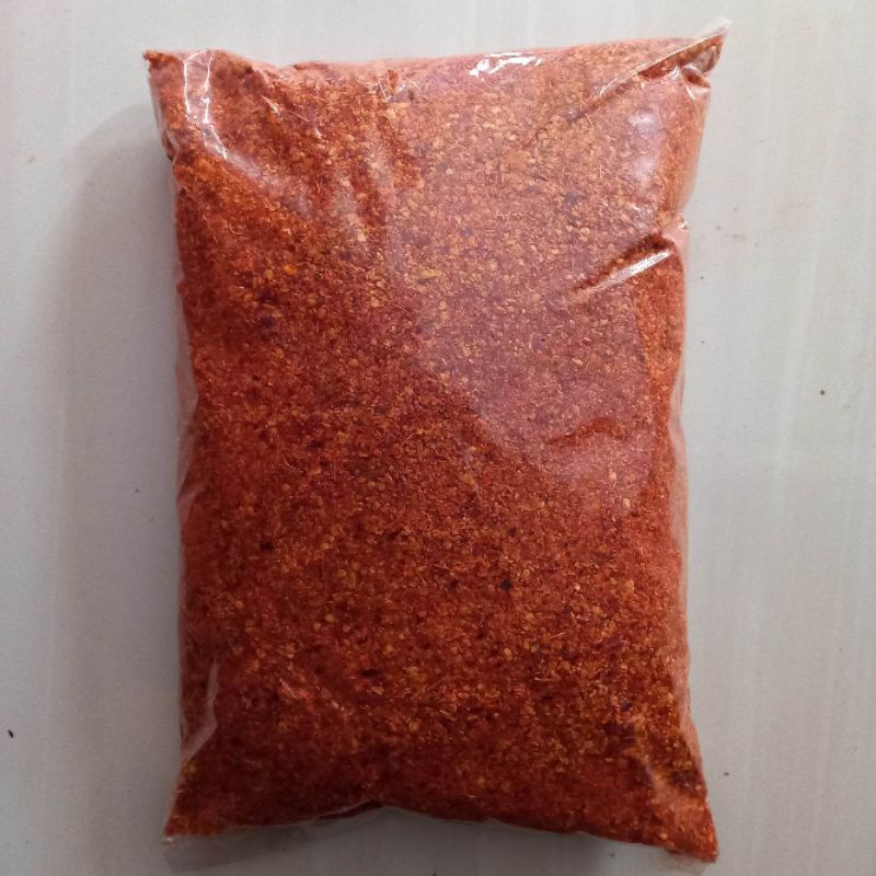 Jual Cabe bubuk kasar original dan daun jeruk 100gr - bumbu seblak ...