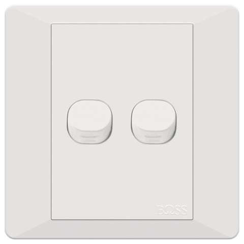 Jual BOSS B2032/2/3A 10A 250V 2 gang 2 way switch | Shopee Indonesia