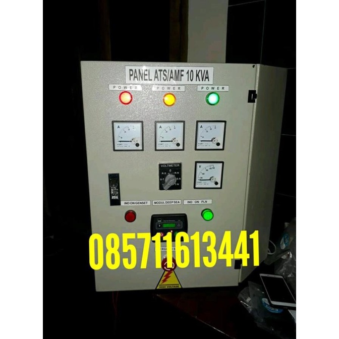 Jual Panel Ats Amf Genset 10 Kva 1 Dan 3 Phase Module Digital Deepsea ...