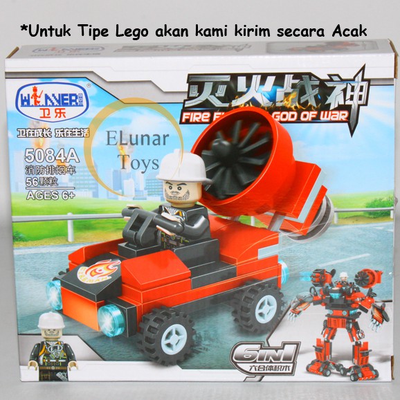 Jual Lego Robot Minifigure Edisi Fire Fighter God of War | Shopee Indonesia