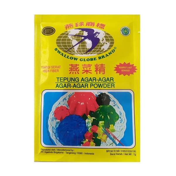 Jual Agar Agar Walet Swallow Globe Brand COKLAT 1 Sachet - COKLAT ...