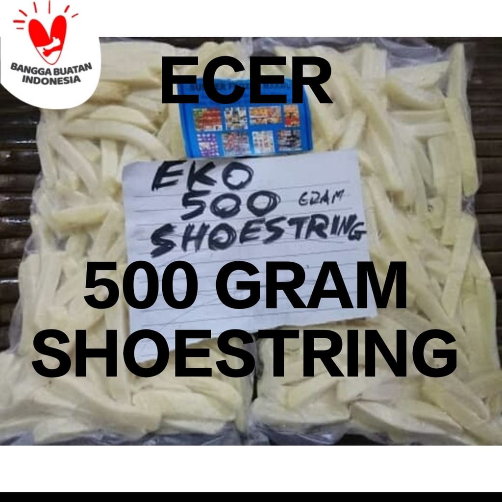 Jual kentang kiloan 500 gr diecer dari kemasan 2.5 kg farm frites ...