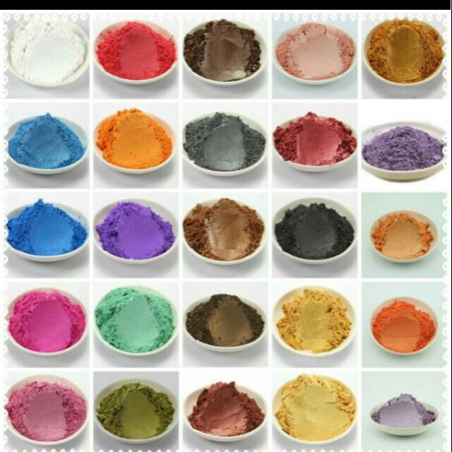 Jual Mineral mica powder #pewarna sabun#pewarna kosmetik#pewarna alami ...