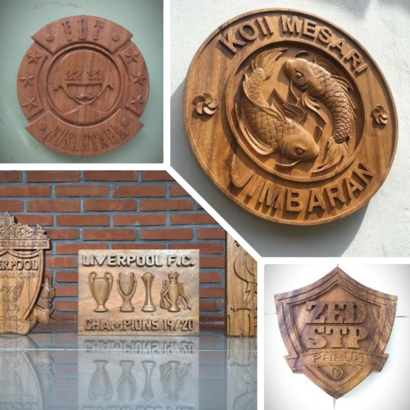 Jual Logo Kayu Custom Ukuran 30 cm | Shopee Indonesia