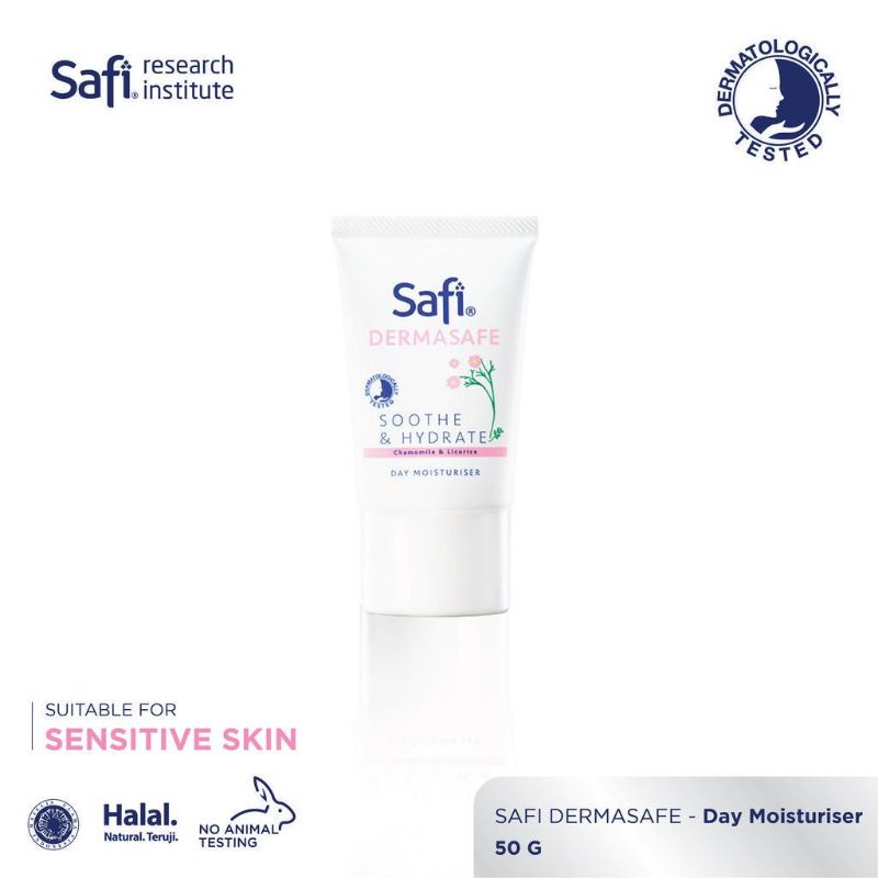 Jual Safi Dermasafe Sensitif Skin Day Moisturiser Cream 50g - Safi ...