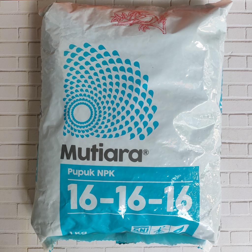 Jual Pupuk NPK Meroke Mutiara 16 16 16 Kemasan Pabrik 1 Kg | Shopee Indonesia