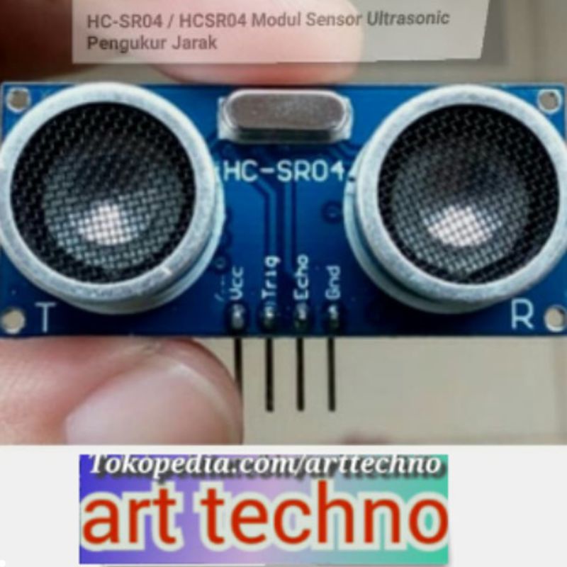 Jual sensor ultrasonic HC-SR04 pengukur jarak | Shopee Indonesia