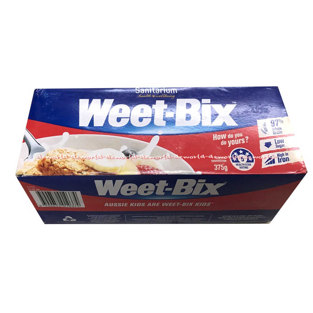 Jual Sanitarium 375gr Weet Bix Aussie Kids Sereal Sarapan Terbuat Dari ...