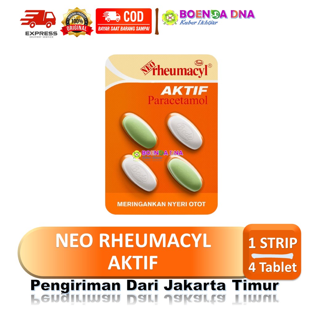 Jual Neo Rheumacyl Aktif Paracetamol 650mg isi 4 Tablet | Shopee Indonesia
