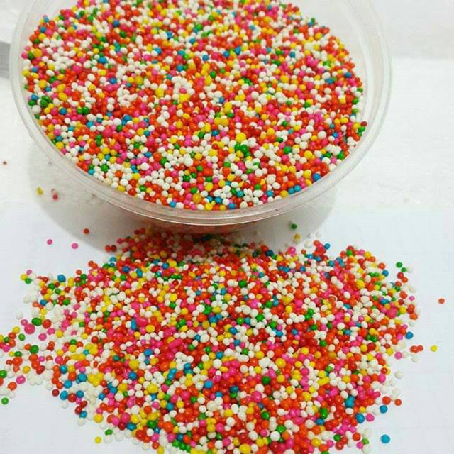 Jual Manik manik taburan kue sprinkle trimit 80gr / Topping Kue ...