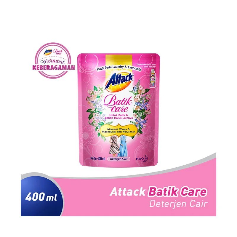 Jual ATTACK Batik Care Pouch 400 ml | Shopee Indonesia