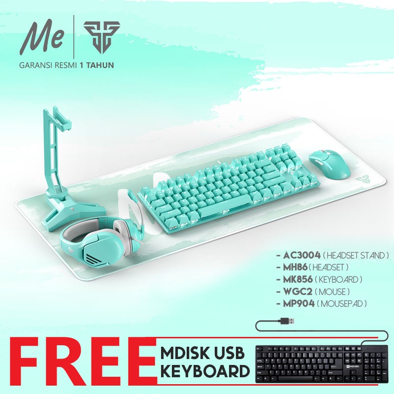 Jual Fantech Mint Edition Set Up Paket Gaming | Shopee Indonesia