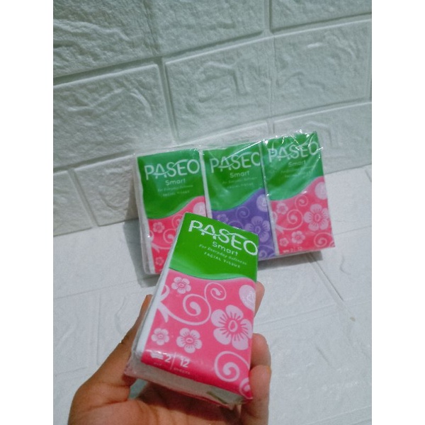 Jual 01 PACK ISI 6 TISU PASEO SAKU Pocket Mini Tissue Paseo Hanky Kecil ...