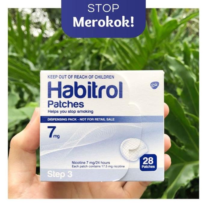 Jual Nicotine Patch Habitrol 7mg Step 3 - Berhenti Merokok - Isi 7 ...