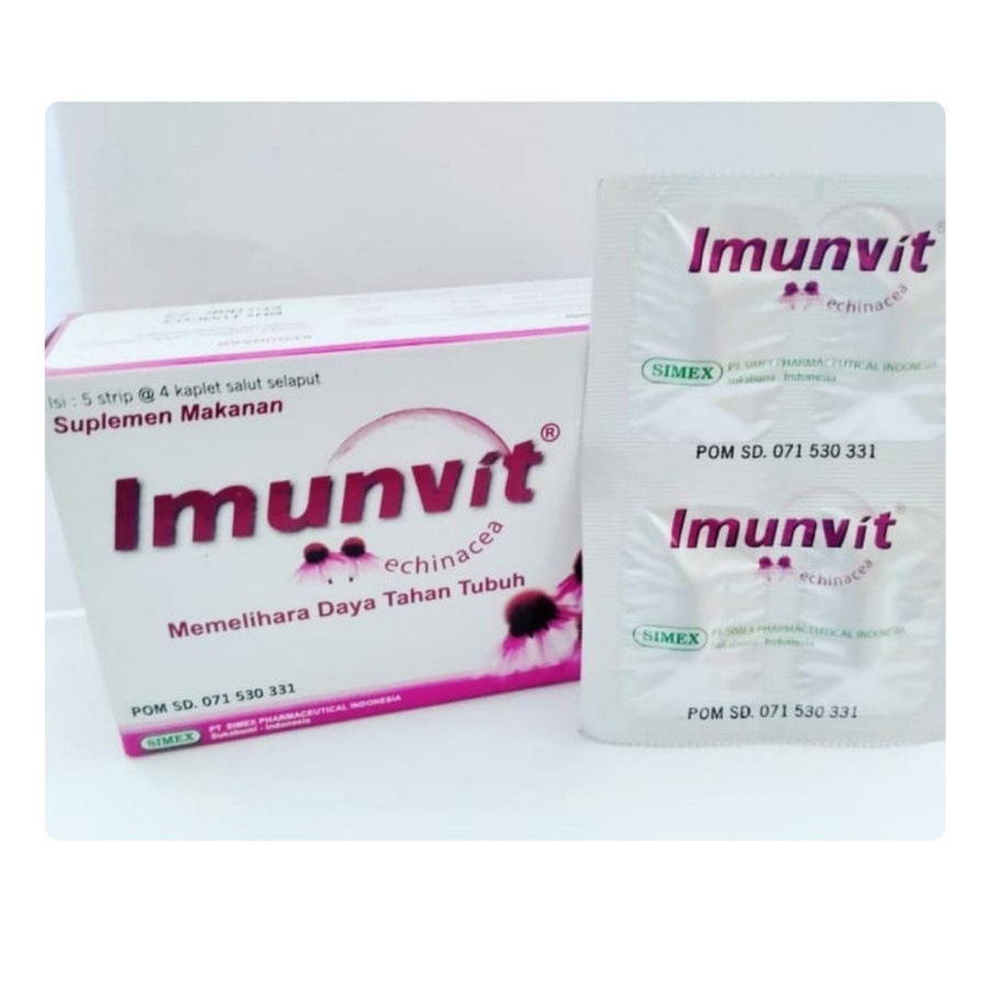 Jual Imunvit Echinacea - Memperbaiki Daya Tahan Tubuh - Multivitamin ...
