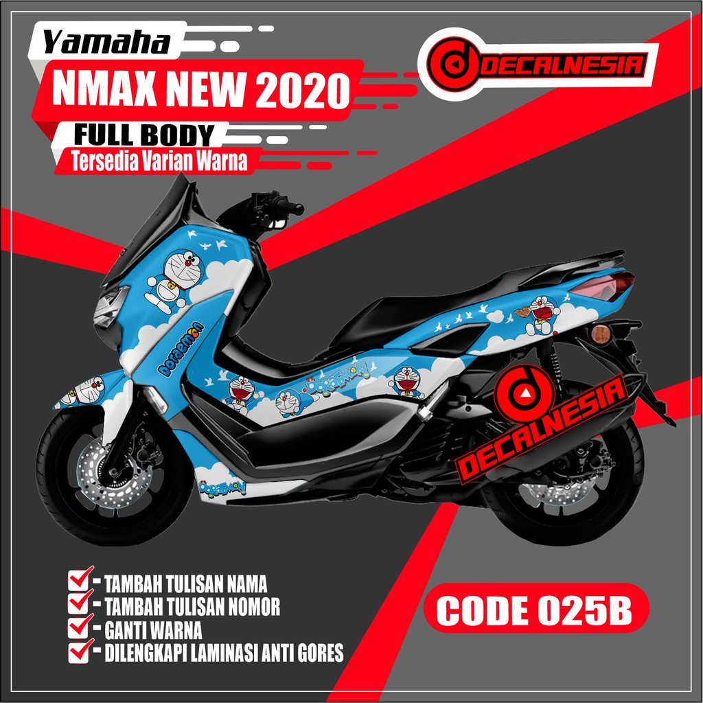 Jual Decal Stiker Motor Nmax New 2021- 2024 Full Body Yamaha Connected ...