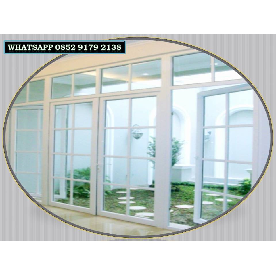 Jual Kusen UPVC Kaca, Kusen anti karat simpel modern minimalis | Shopee ...
