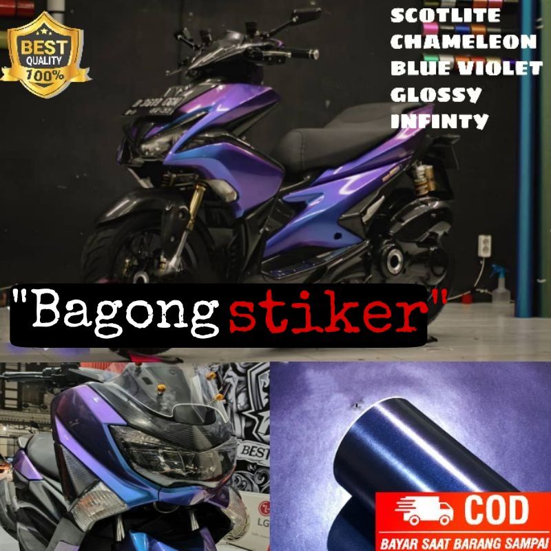 Jual Stiker skotlet bunglon chameleon glossy scotlite motor bunglon ...