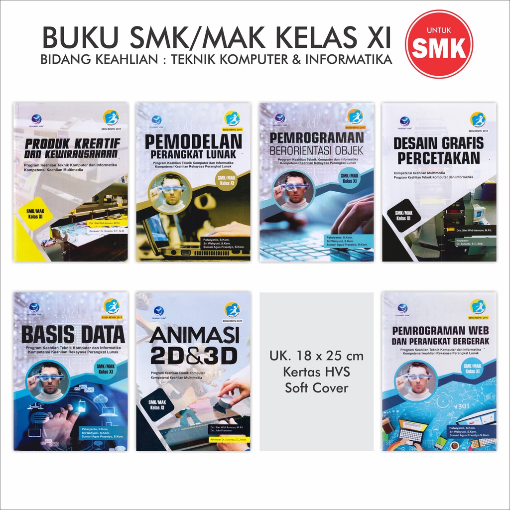 Jual Buku Bidang Teknik Komputer Dan Informatika SMK MAK Kelas XII ...