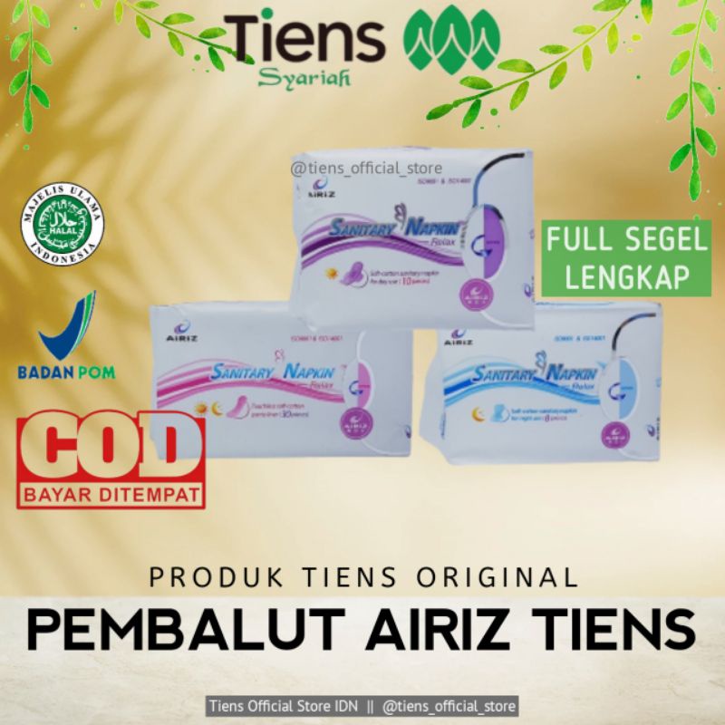 Jual Pembalut Tiens Original Atasi Kanker Serviks dan Keputihan | Airiz ...