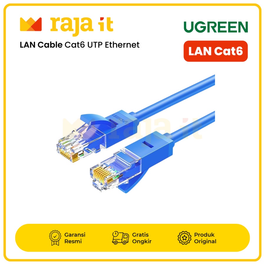 Jual UGREEN Kabel LAN Cat6 UTP Ethernet NW102 | Shopee Indonesia