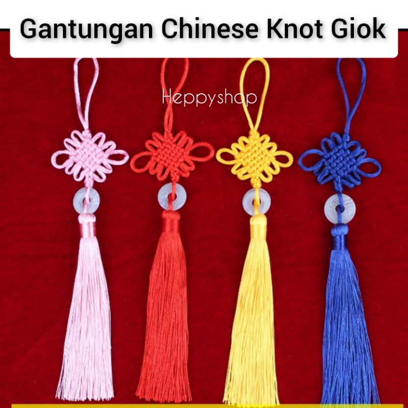 Jual Gantungan Chinese Knot Giok Hiasan Parcel Imlek Tassel Imlek ...