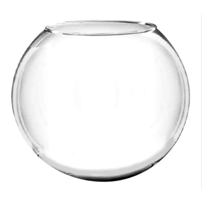 Jual Aqua | Aquarium Bulat Vas Toples Kaca Fish Bowl Fishbowl Luna C ...