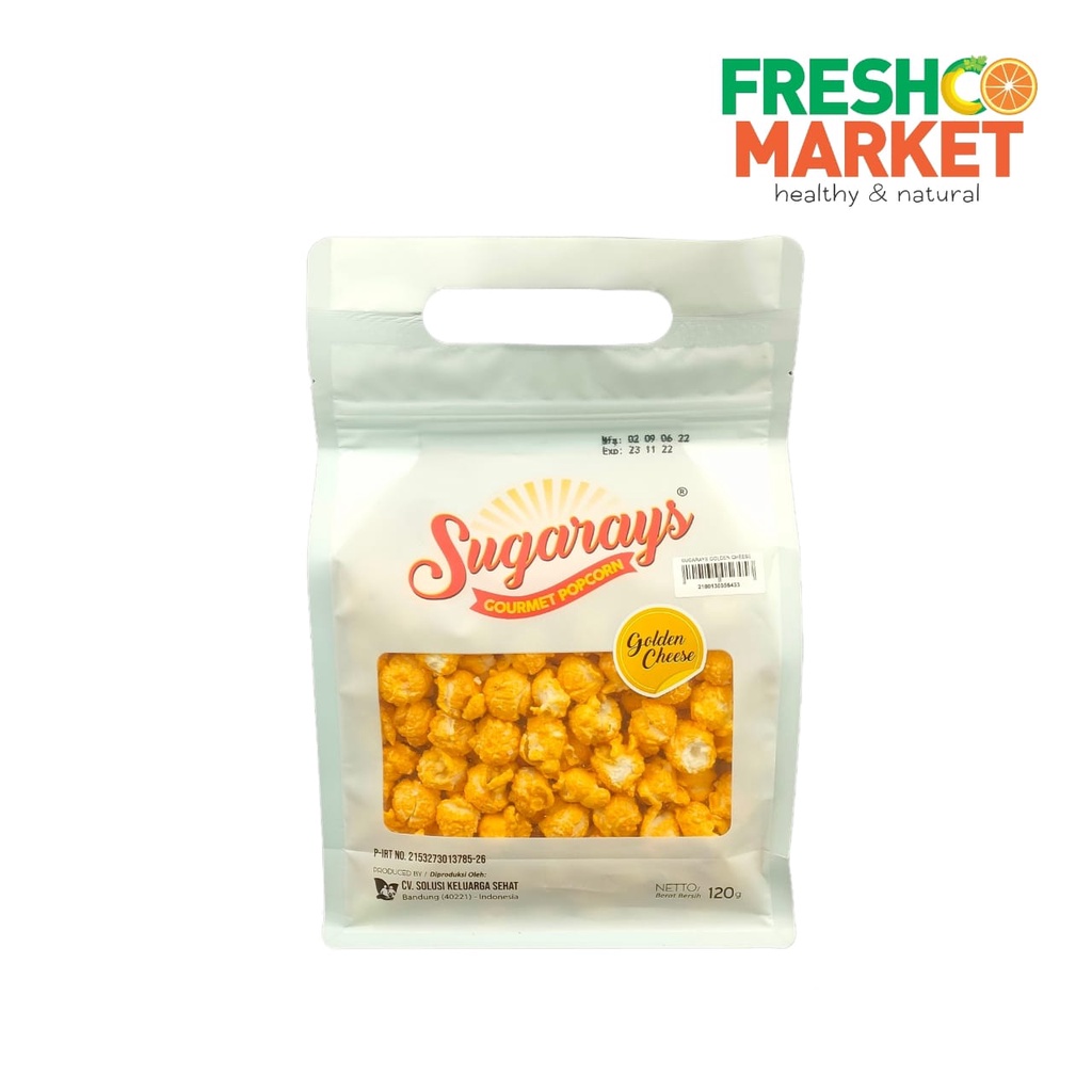 Jual SUGARRAYS GOLDEN CHEESE 120GR | Shopee Indonesia