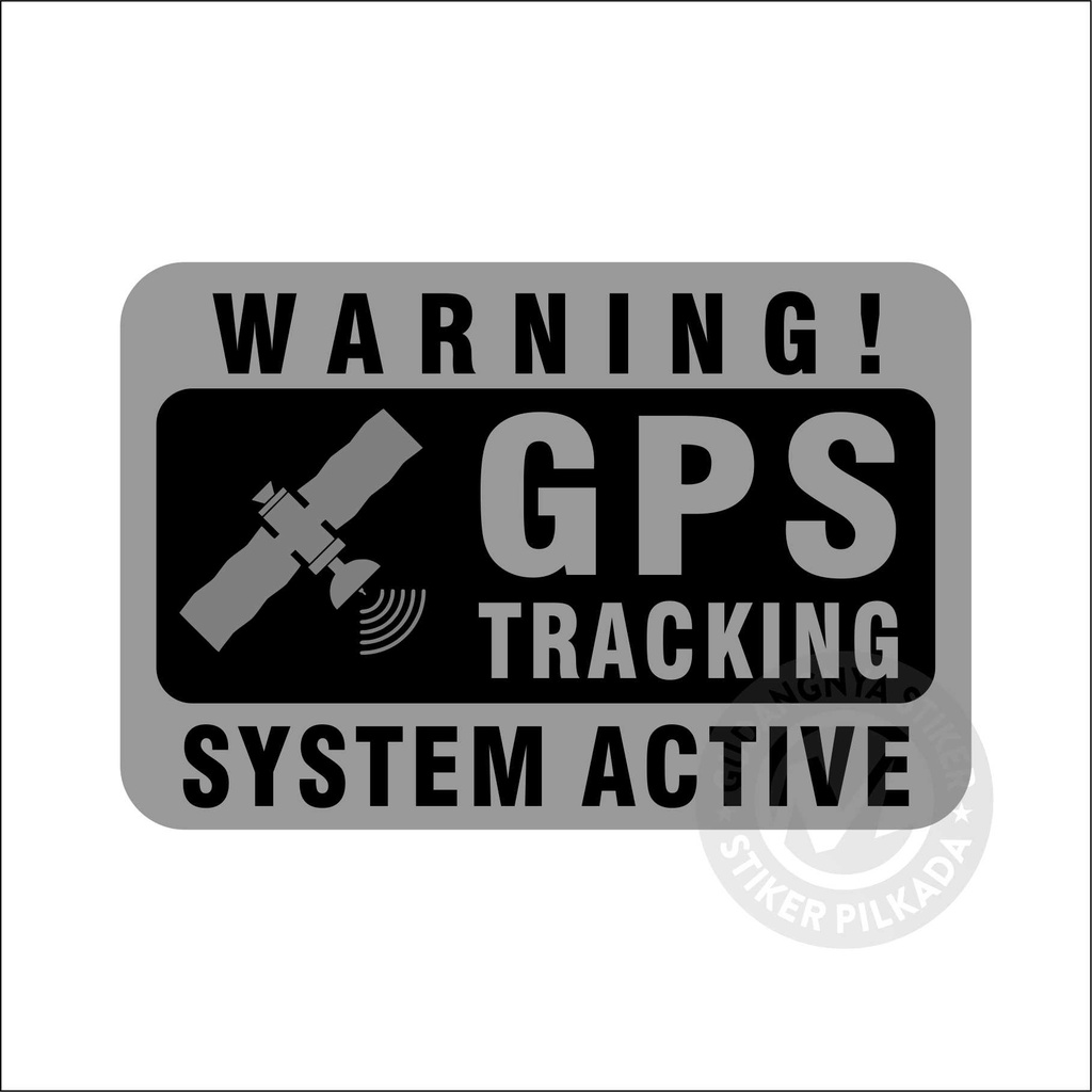 Jual STIKER VINYL GPS TRACKING SYSTEM ACTIVE | Shopee Indonesia