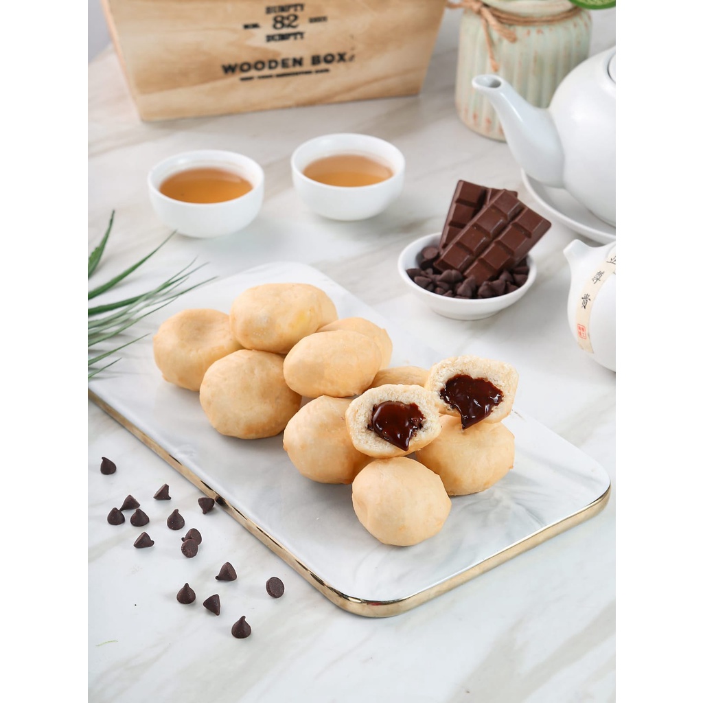 Jual Gameela Frozen Food Donuts Pelangi Coklat Isi 24 Pcs Per Pack ...