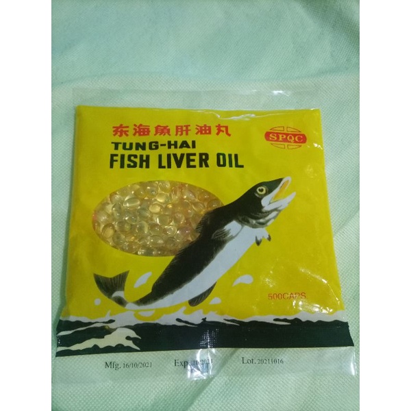 Jual Tung Hai Fish Liver Oil - Minyak ikan - 500pcs | Shopee Indonesia