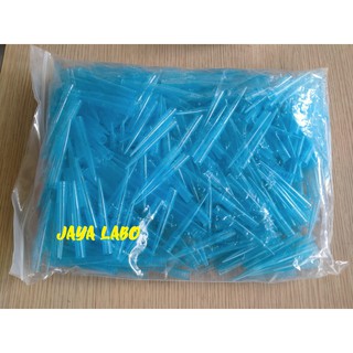 Jual BLUE TIPS 100-1000 microliter/ MICROPIPET TIP BIRU PACK ISI 500 ...