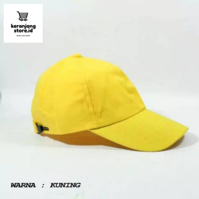 Jual Topi polos topi basebal kuning polos termurah | Shopee Indonesia