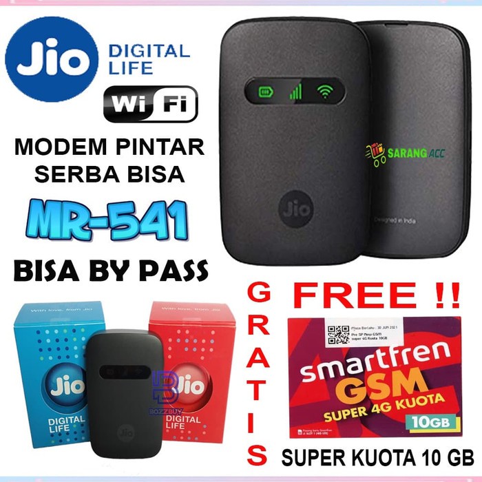 Jual Penawaranspesial Mifi Modem Wifi Modem 4g Router JIO Unlock JMR541 ...
