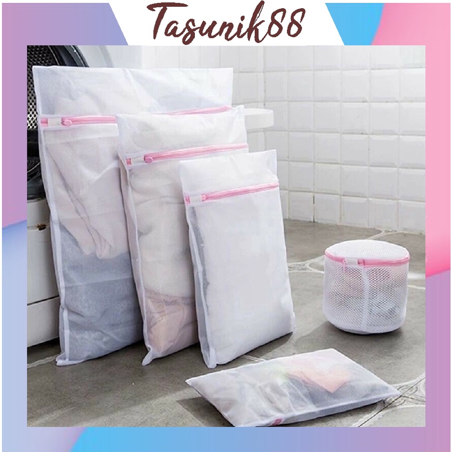 Jual ⭐TasUnik88⭐ Laundry Bag Jaring Baju Kotor Kantong Mesin Cuci Bahan ...