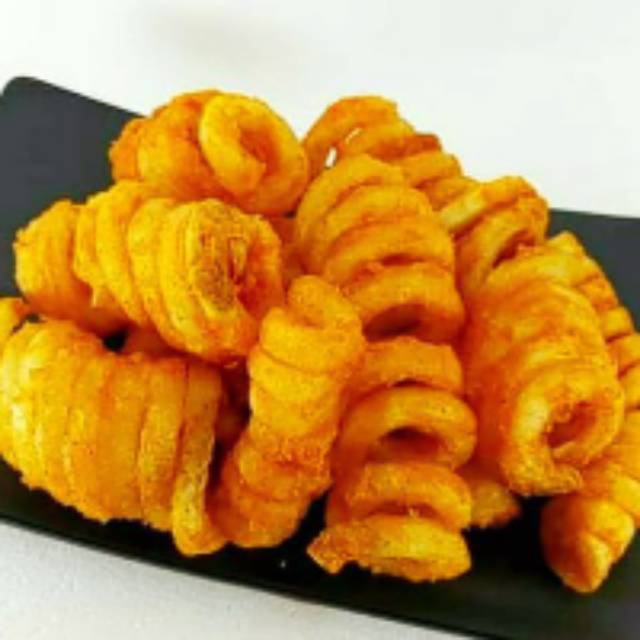 Jual KENTANG GORENG TWISTER | CURLY FRIES SPIRAL MCCAIN 1,8 KG | Shopee ...