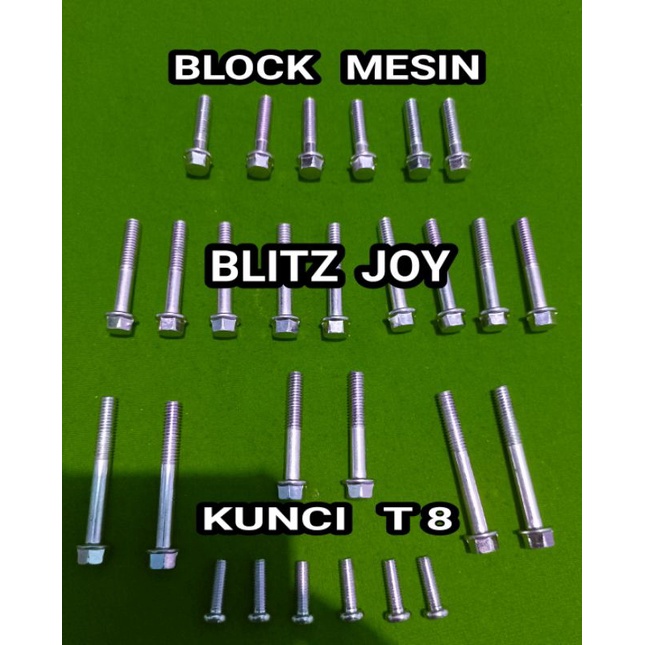 Jual Baut Block/Bak/Blok/Mesin Blitz Joy | Shopee Indonesia