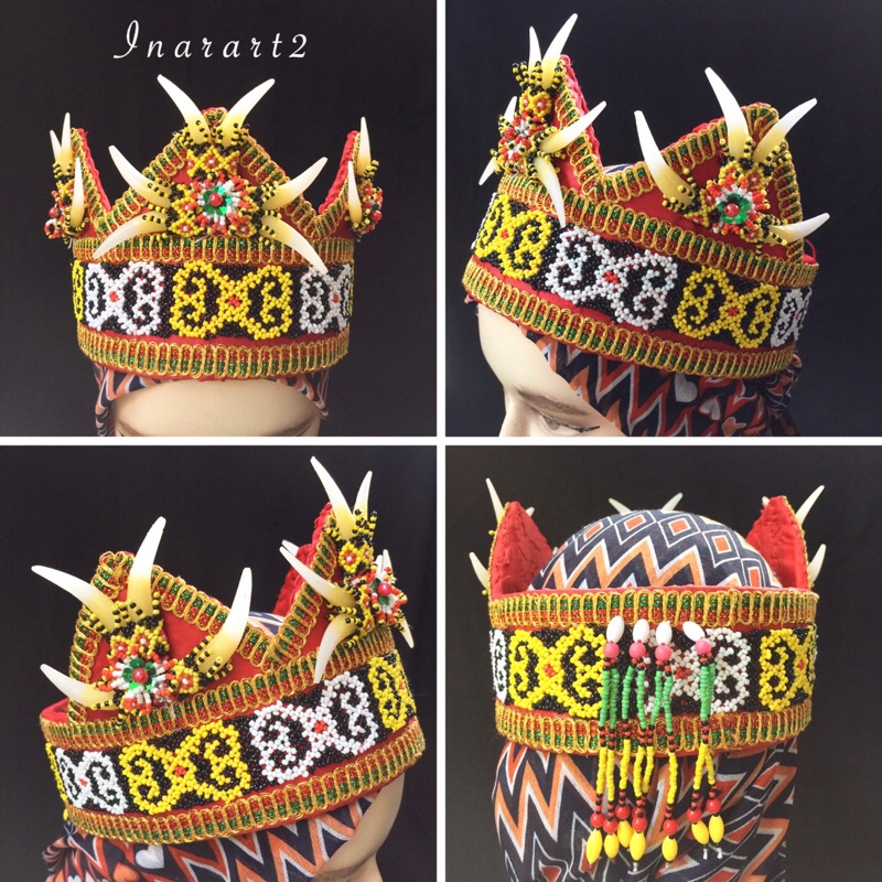 Jual TOPI / HIASAN KEPALA SUKU DAYAK | Shopee Indonesia