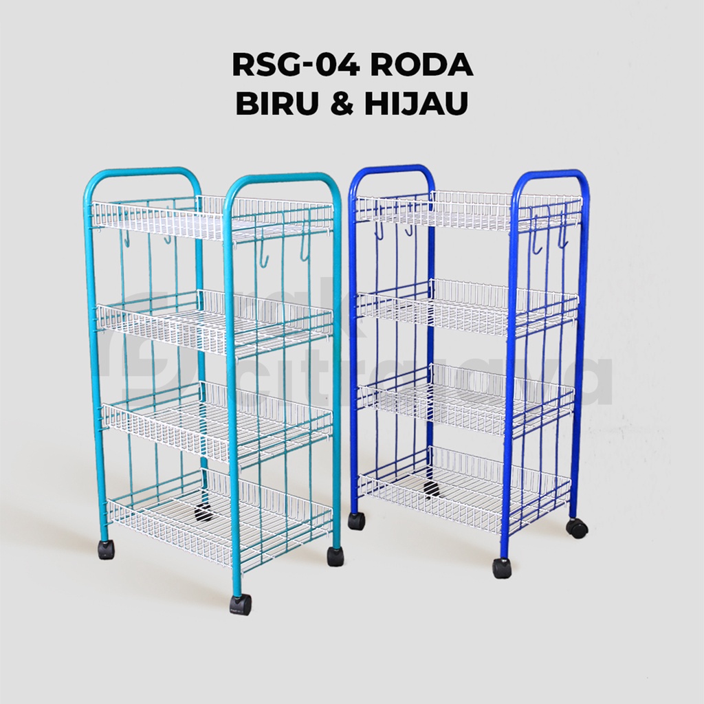 Jual RAK SERBAGUNA RSG RODA / TANPA RODA, SUSUN 4 / SUSUN 3 | WARNA ...