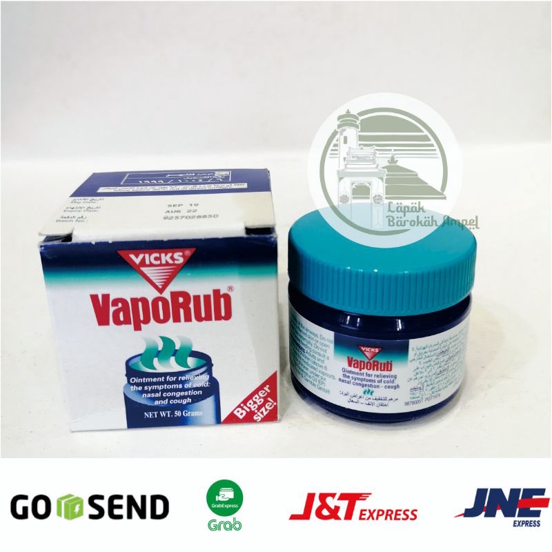 Jual Vicks Vaporub Balsem 50 gr Original Made in Saudi Arabia Harga Grosir Obat Gosok ...