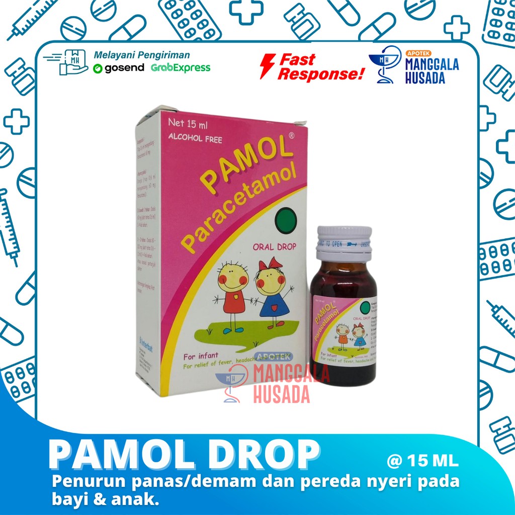 Jual PAMOL DROP PER BOTOL @ 15 ML | Shopee Indonesia