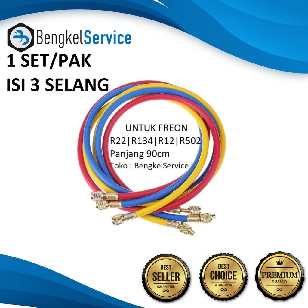 Jual Selang Manifold R22, R134, R12, R502 |Selang Manifol Manipol R22,R134,R12,R502 Untuk ...