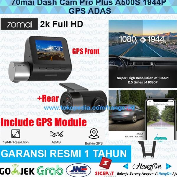 Jual 70mai Dash Cam Pro Plus A500s 1944P GPS ADAS Smart Dashcam Car ...