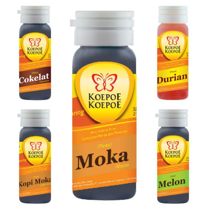 Jual Perisa Pasta / Food Flavouring Koepoe Koepoe 25 Ml | Shopee Indonesia