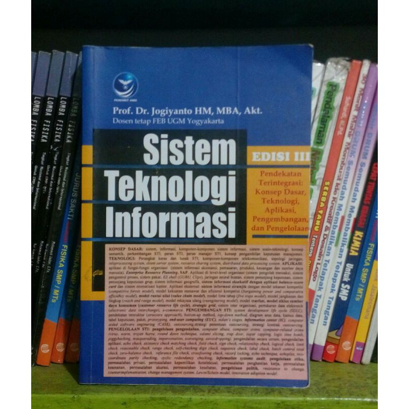 Jual ORIGINAL BUKU SISTEM TEKNOLOGI INFORMASI PENERBIT ANDI | Shopee ...