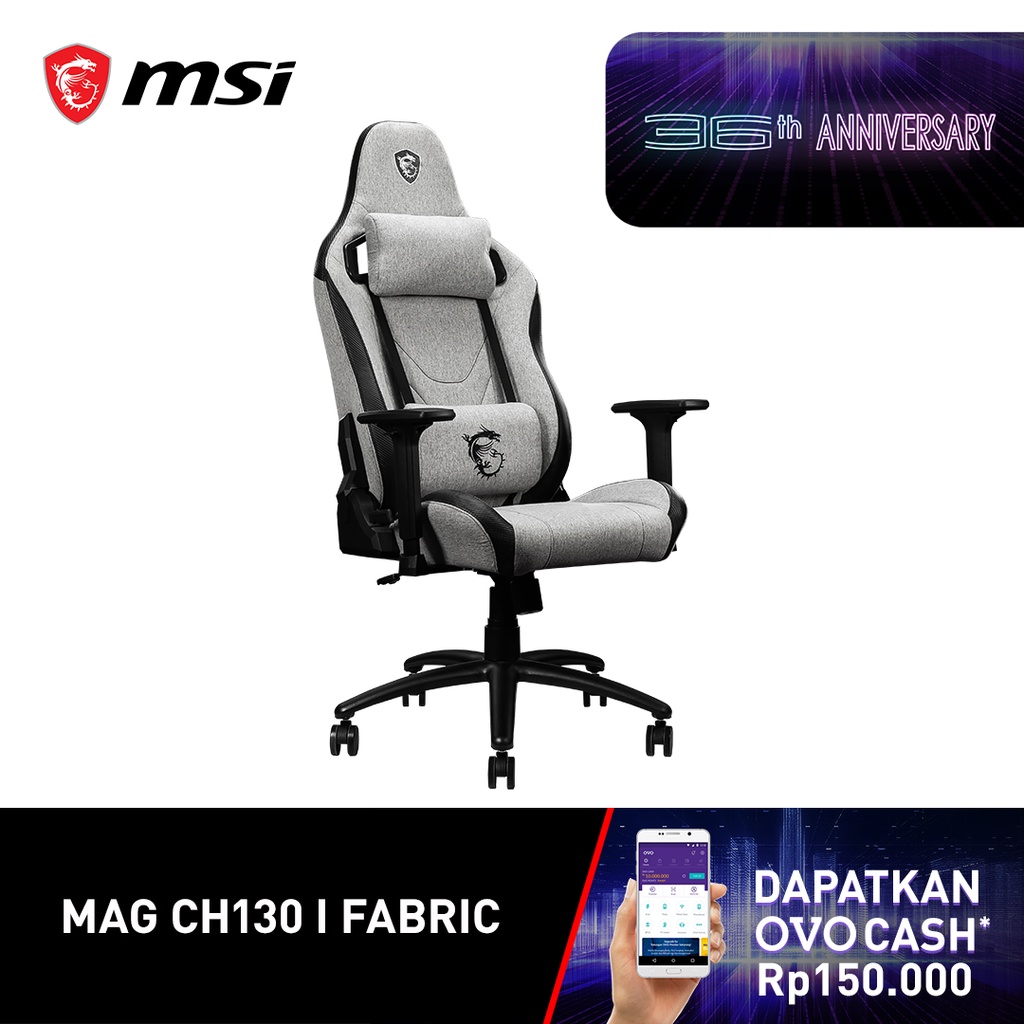 Jual MSI MAG CH130I/ CH130 I Fabric Gaming Chair - kursi gaming ...