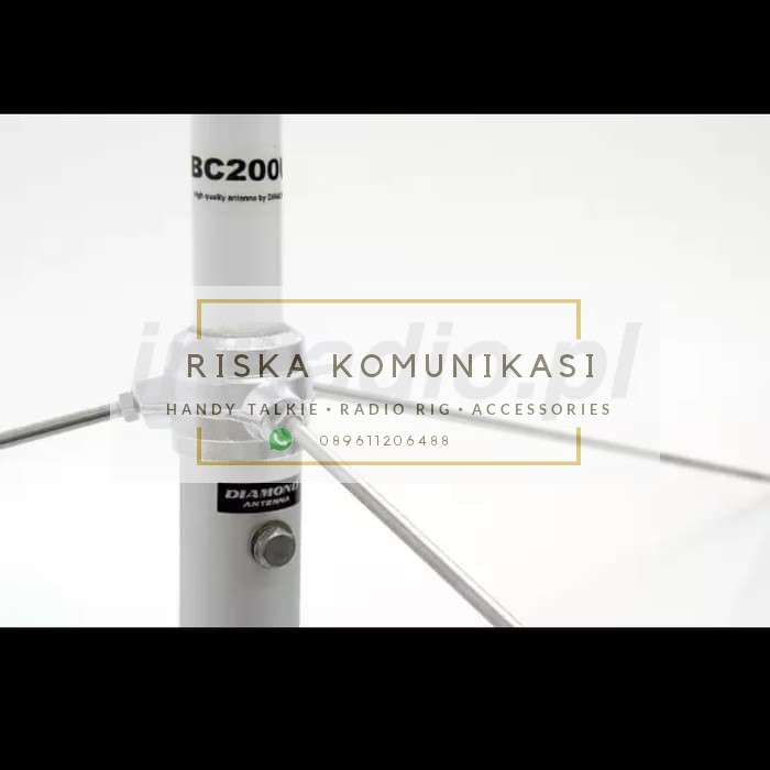 Jual ANTENA RADIO RIG DIAMOND BC 200 - ANTENA RIG BASE UHF 400 MHZ | Shopee Indonesia
