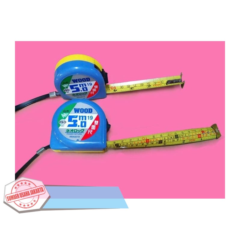 Jual PROMO PVC WOOD METERAN PVC 5M HONGSUI METERAN BAGUS 5 METER⠀⠀ SUJ ...