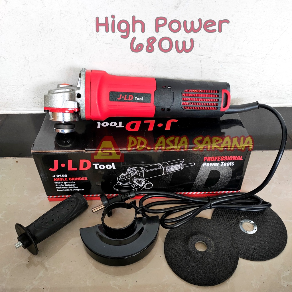 Jual Mesin Gerinda Tangan 4" JLD J8100 / Gurinda Angle Grinder 4 Inch | Shopee Indonesia