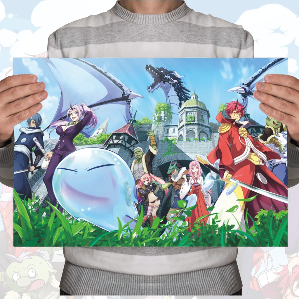 Jual Poster Tensei Shitara Slime Datta Ken Tensura Anime Rimuru Shion ...